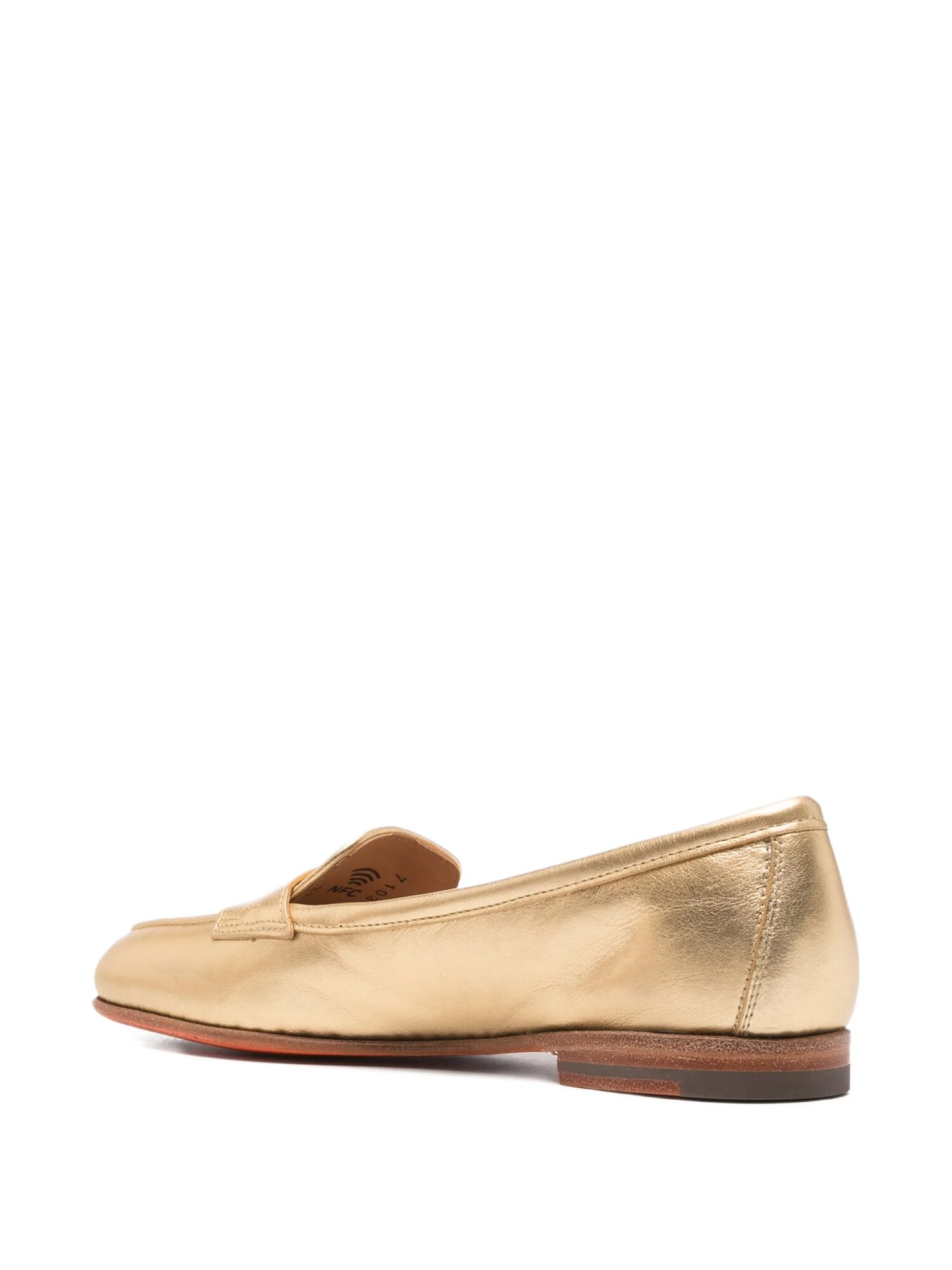 Лоферы Santoni, размер 37, gold — фото 1