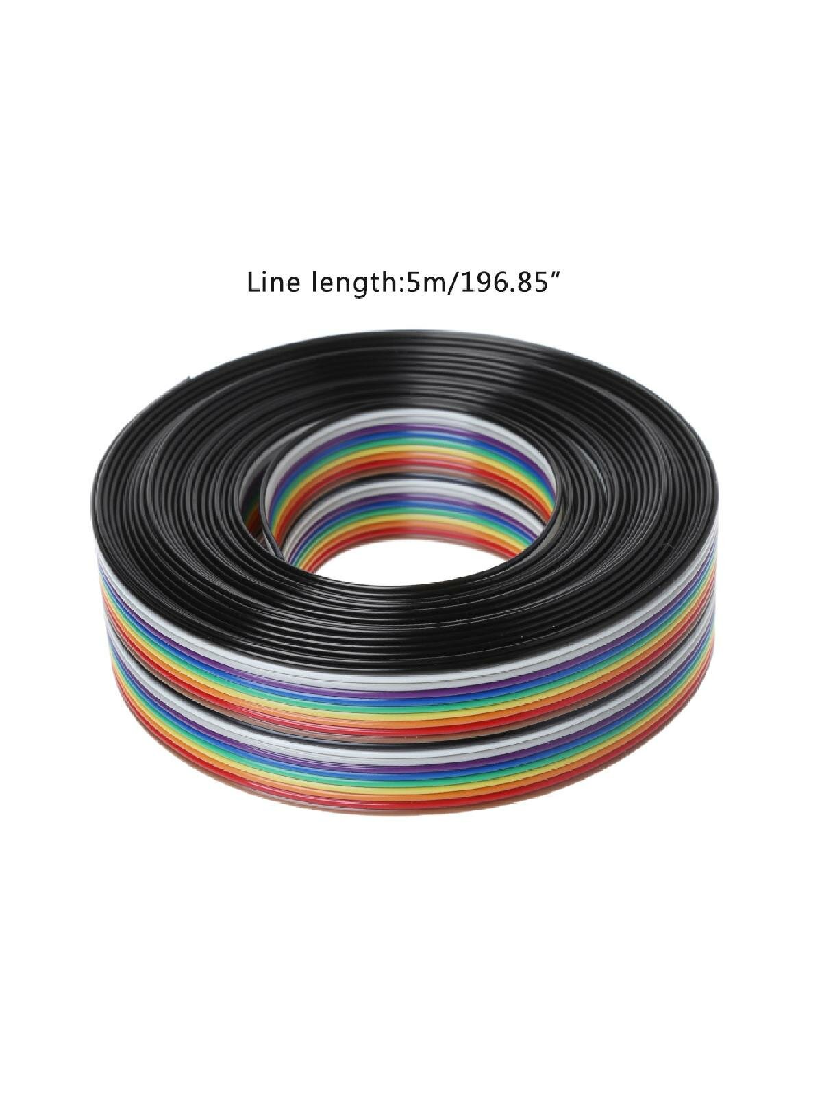 Шаг 5м1.27мм 20Pin DuPont rainbow line