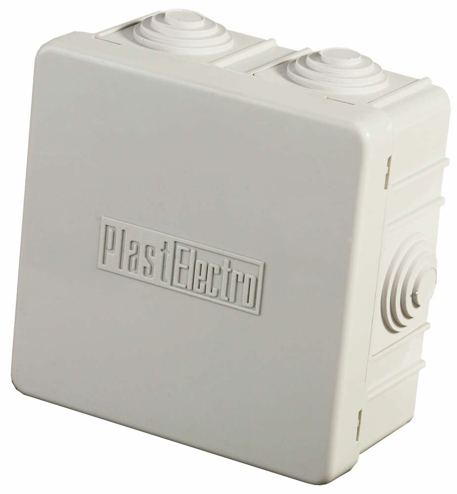 Коробка распределительная 85х85х40мм с крышкой пластиковая СВЕТОЗАР 400В наружного монтажа ,