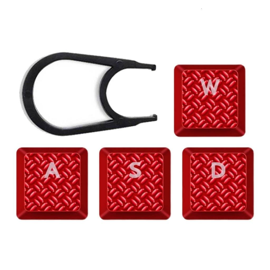 Ключевые кейкапы WASD для RGB-клавиатуры, красный