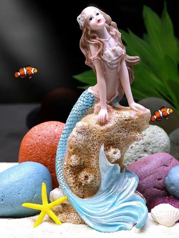 Декоративная русалка для аквариума
