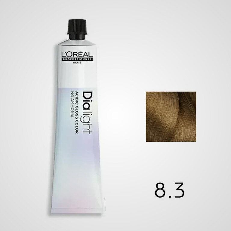 Краска для волос Dia Light 8.3 50 мл L'Oreal Professionnel Dia Light 8.3 50ML VF40 Краска 50 мл