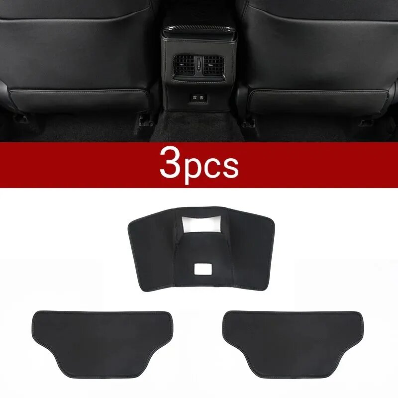 Для Toyota Camry XV70 70 2018 2019 2020 2021 2022 2023 Защитник заднего сиденья автомобиля из PU кожи, антигрязевой коврик, антидетский .