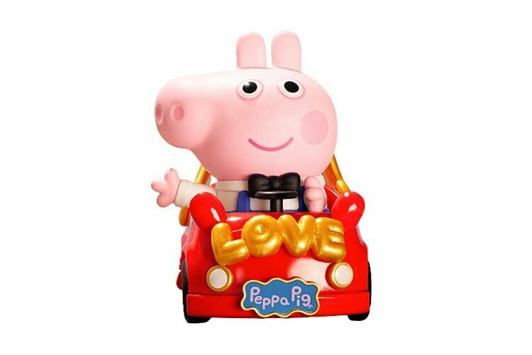 Пиглет унисекс POP MART Мистические боксы, Confirmed-Large Hidden Style-Wedding Car Peggy (Open)