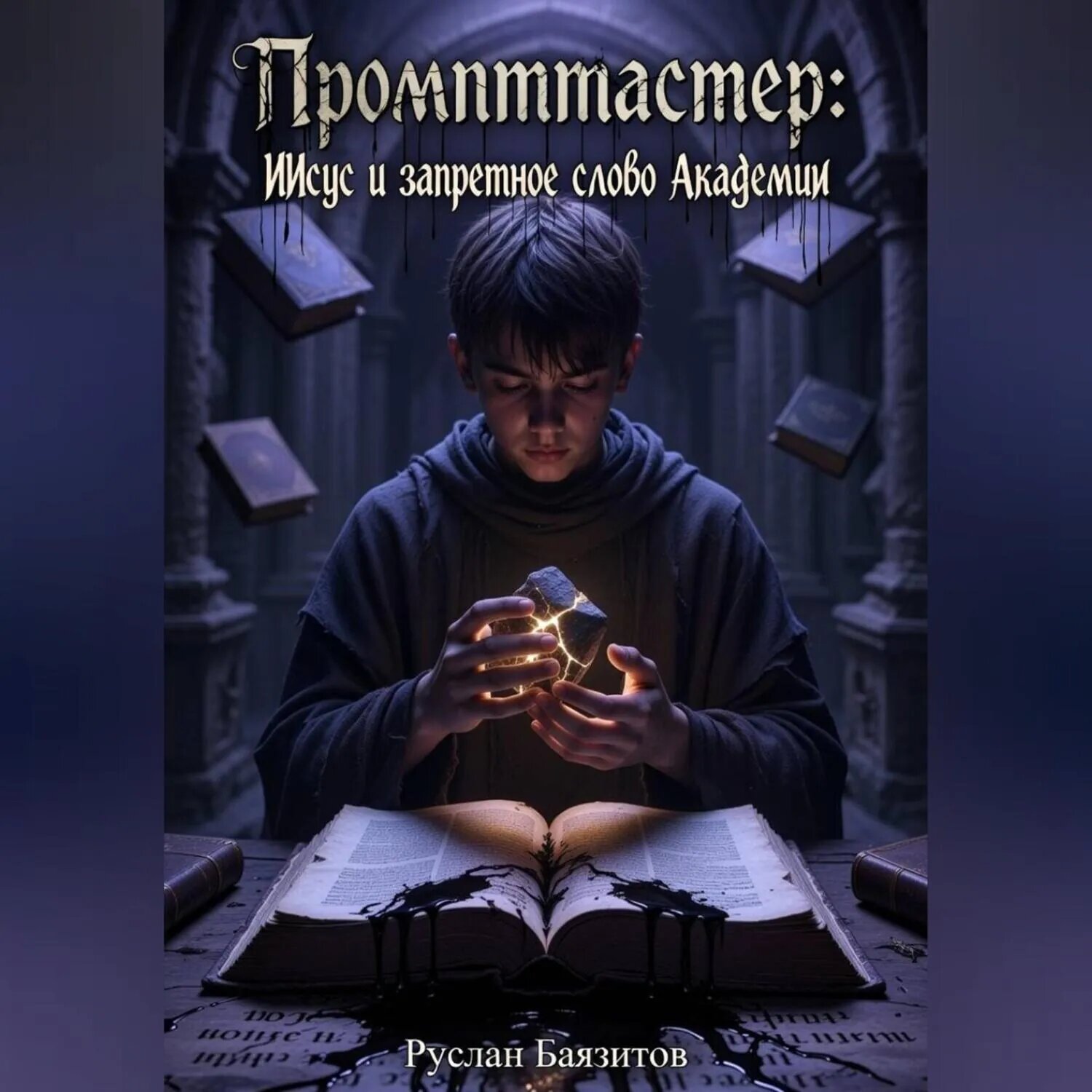 «Промптмастер: ИИсус и запретное слово Академии» Фэнтезийный роман для подростков 12+, от автора «ИИ просто» Руслана Баязитова [Аудиокнига]