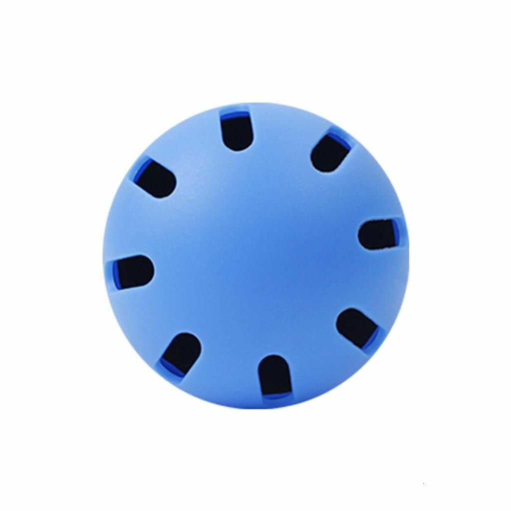 Мяч тренировочный мягкий полый для бейсбола, Синий - 12 штук