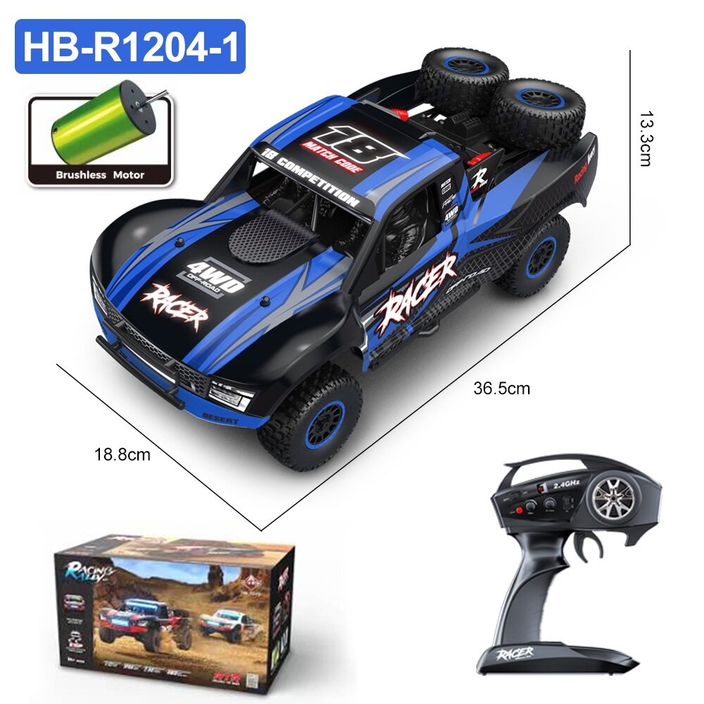 R1201 Радиоуправляемая машина 1:12 4WD 2.4G бесщеточный 45 км/ч масляные амортизаторы круиз-контроль LED светом
