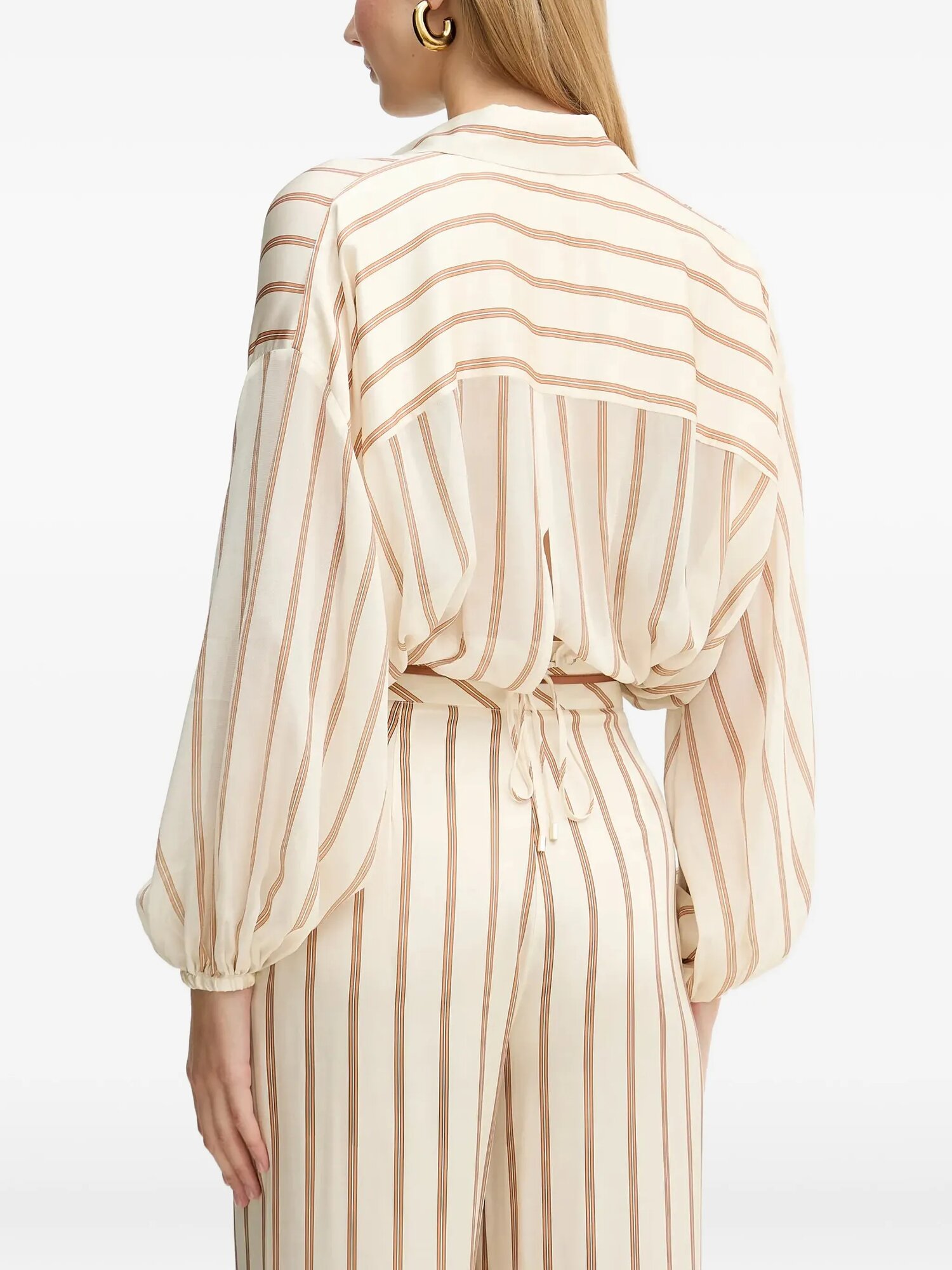 Рубашка Simona Corsellini Striped-pattern shirt, размер 42 — фото 1