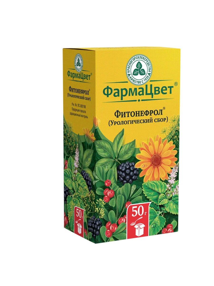 Фитонефрол сбор урологический измельч 50 гр пакет