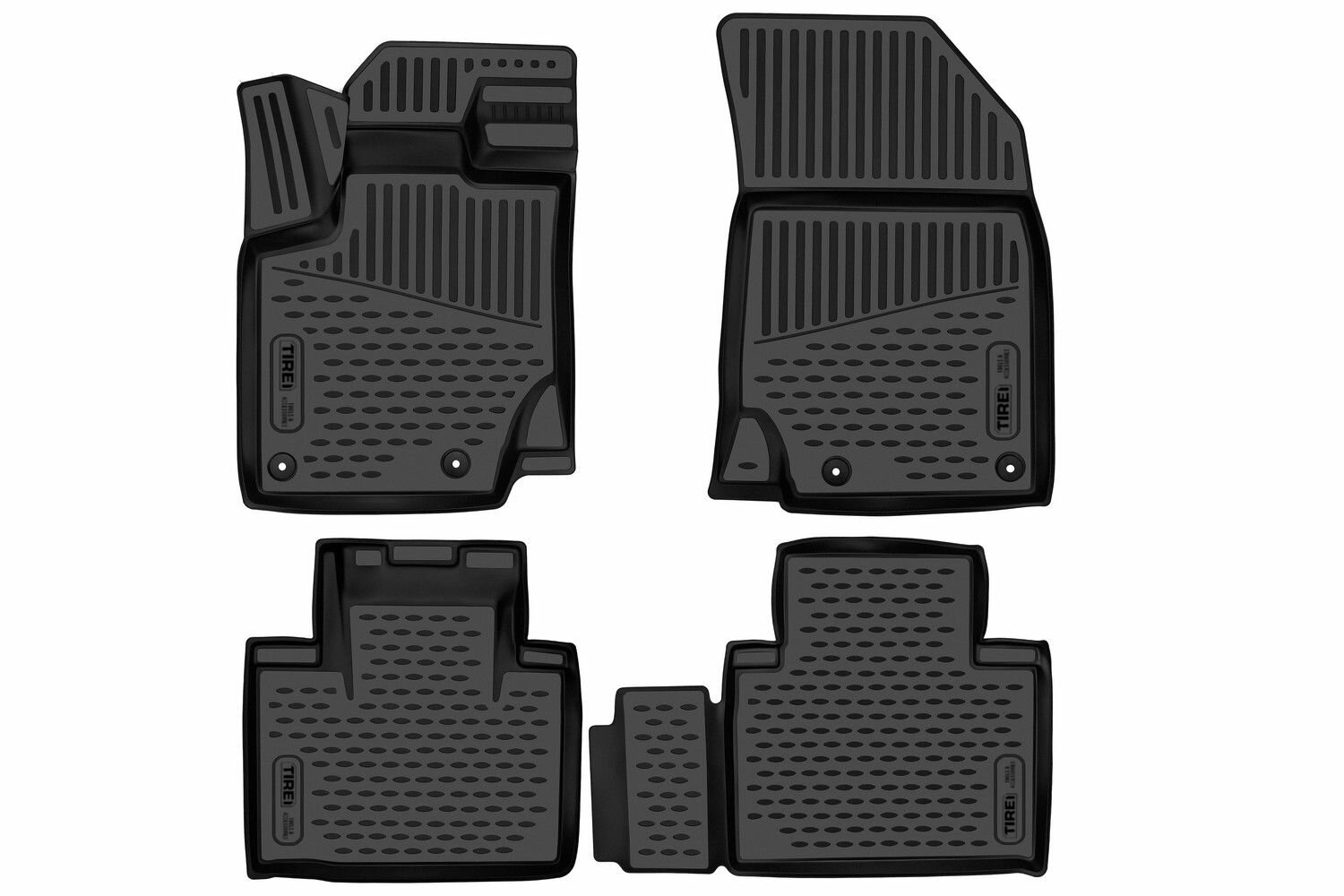 Tirei Коврики в салон полиуретановые для GEELY Atlas Pro (I (NL-3)) 2021-/ Belgee X70 2024- 4 шт.