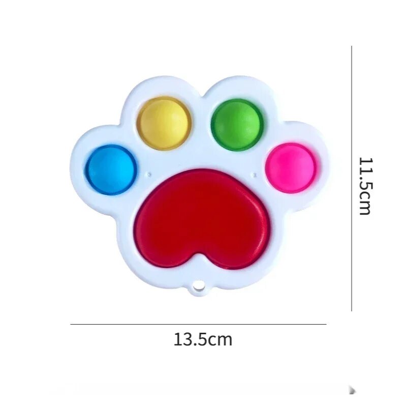 Eight Planets Simple Dimple Pop Fidget Sensory Toy Белый, 1PC