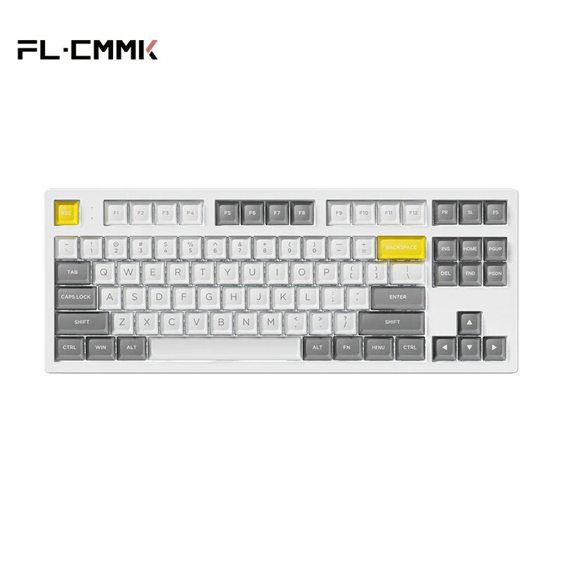 FL·ESPORTS MK870 механическая клавиатура 87 клавиш FL Yuedong Red, Three Mode