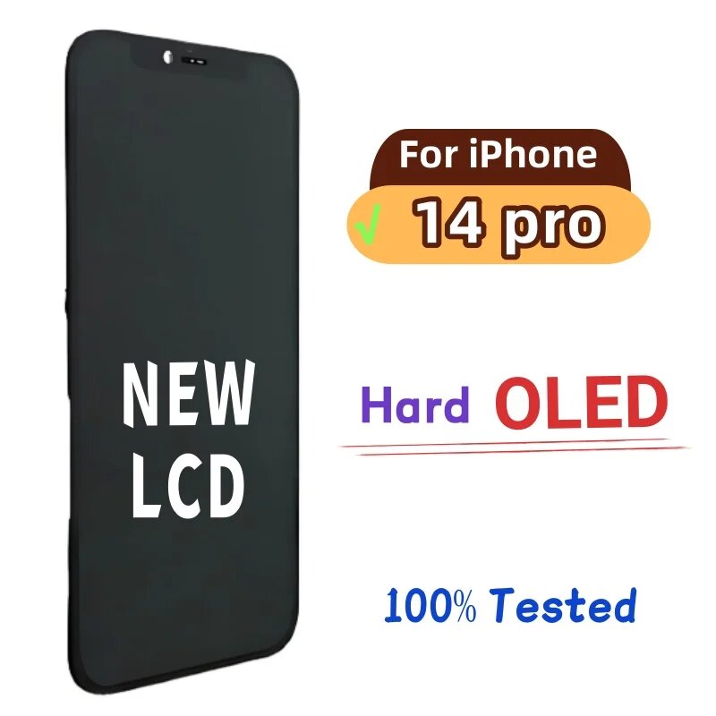 Новый TFT OLED ЖК-дисплей для iPhone 13 14 Pro Max Дисплей для iPhone 14 Plus incell 14Pro-Hard-OLED