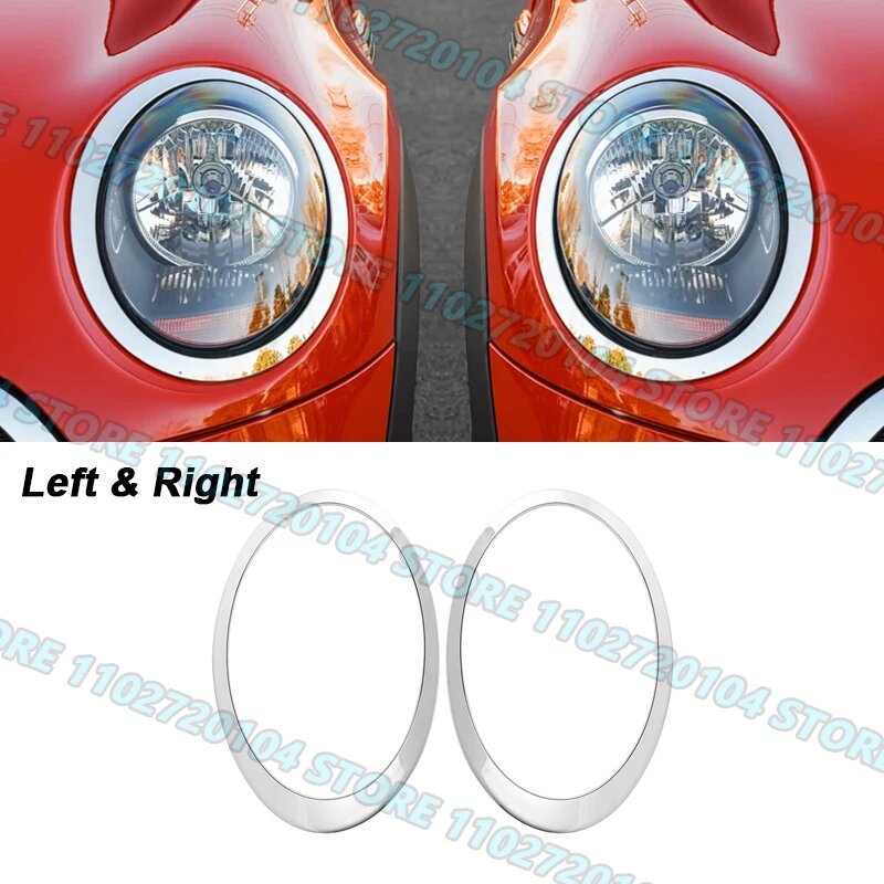 Хром кольцо на фару BMW Mini Clubman F54 2014-2019, Left Right