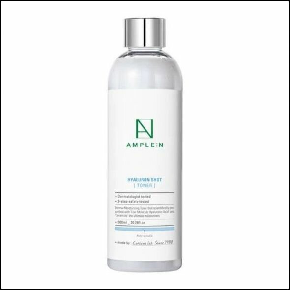 Корейский тоник AMPLEN с гиалуроном 600 мл бестселлер