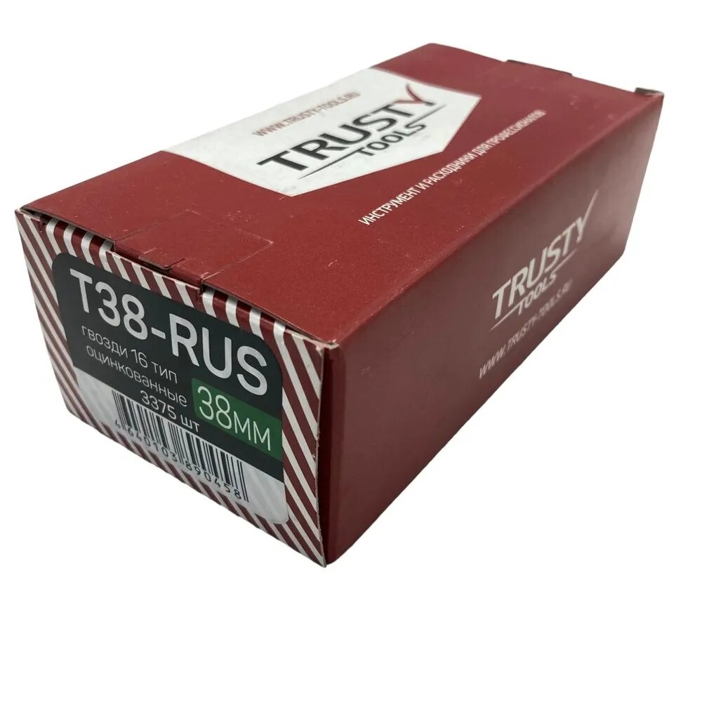 Гвоздь отделочный 16ga 38 мм (3375 шт) Trusty-Tools
