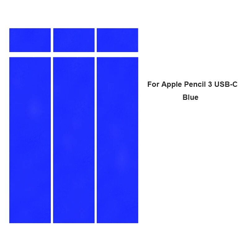 Наклейка на Apple Pencil 3 USB-C, Blue