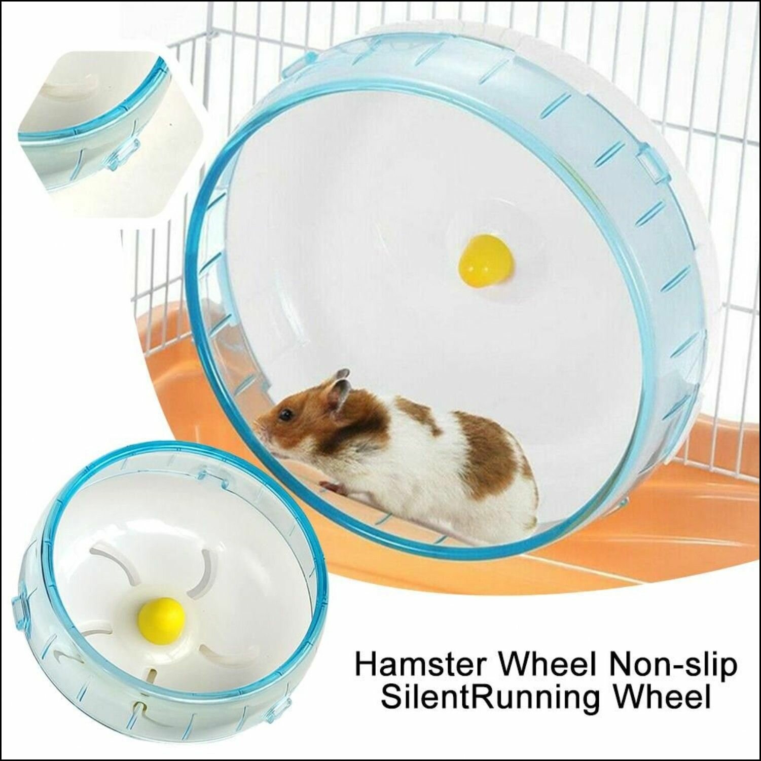 Беговое колесо для хомяков, Колесо для хомяков с подшипниками, 12 см