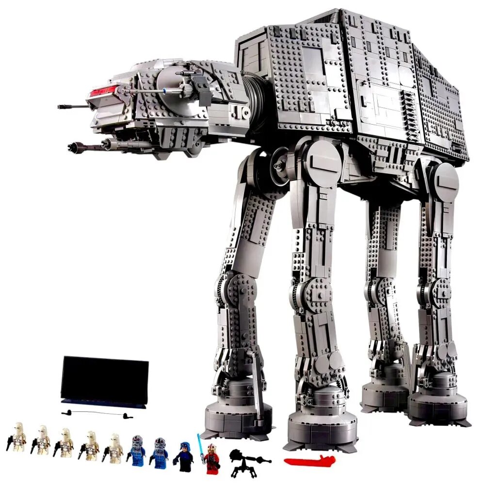 Конструктор Звездные войны набор "Робот AT-AT" 6785 деталей 9 фигурок большой ( лего совместимый at-ot / шагающий at / звездный ат ат подарок для мальчиков и девочек )