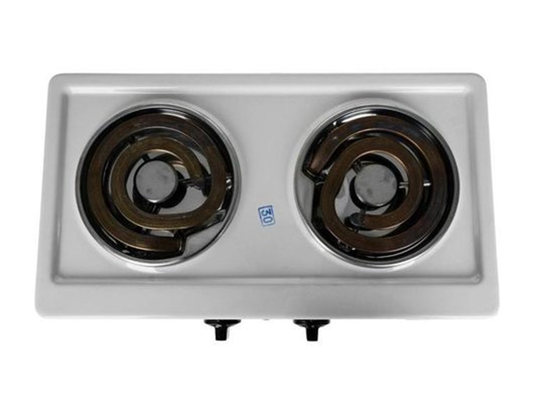 Настольная плита мечта 211 Т, белая, 2 комфорки, электрическая