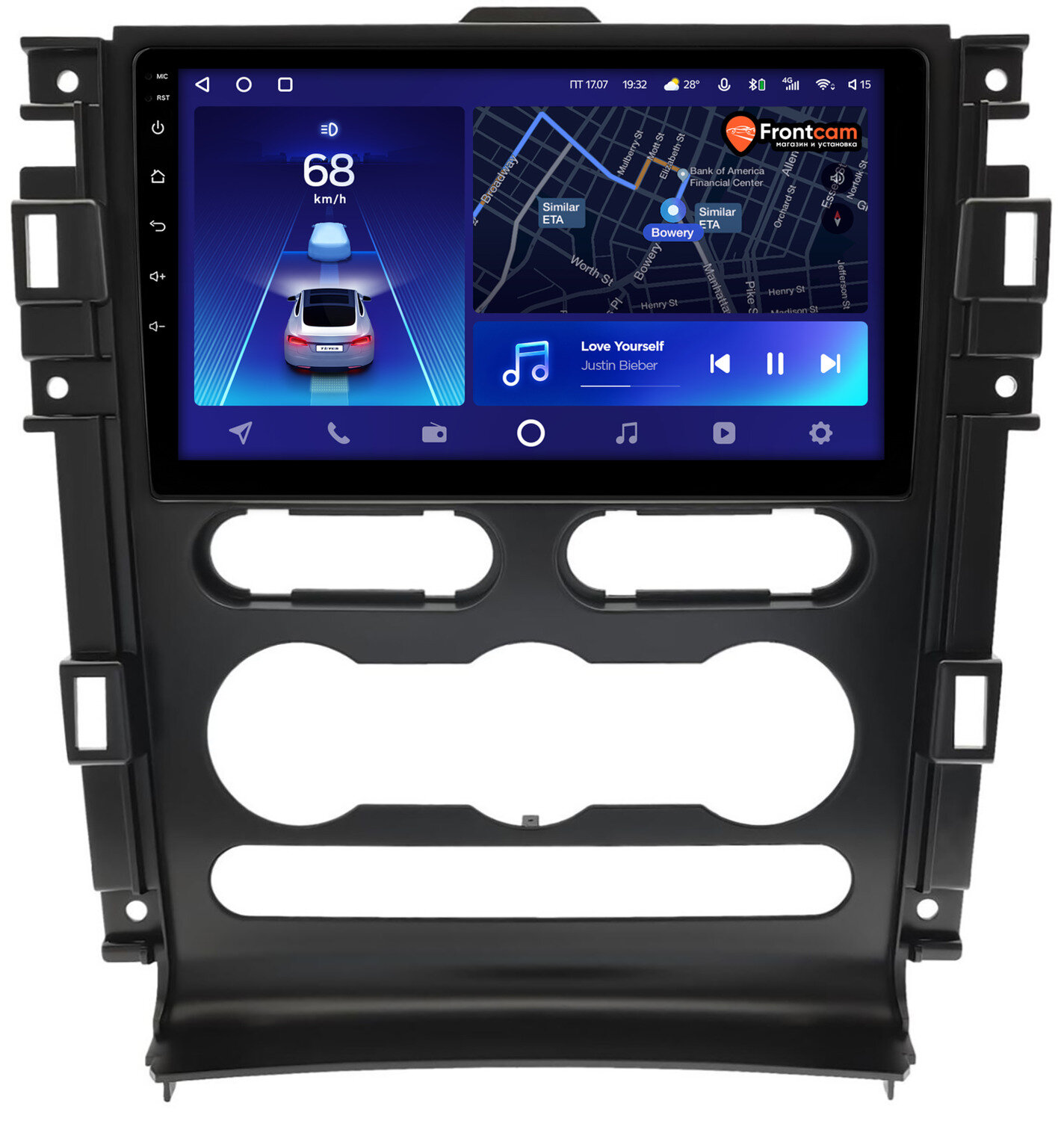 Штатная магнитола Ford Mustang 5 2004-2009 Teyes CC2 PLUS 6/128 9" RM-9-0185 Android 10 (4G-SIM, DSP, QLed)