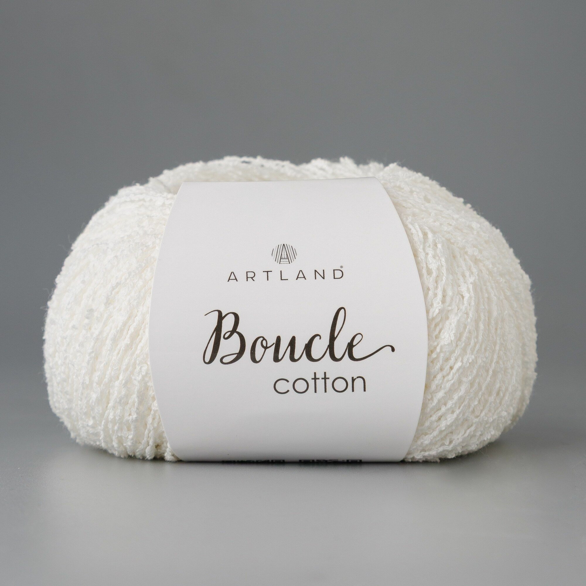 Пряжа Artland Boucle Cotton 02 (5 мотков по 50г/325м) белый