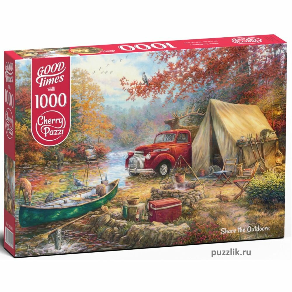 Пазл Cherry Pazzi Отдых на природе, 1000 эл. CH30394