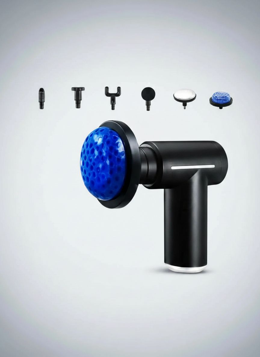 Перкуссионный Массажер для шеи и плеч для тела с нагревом и охлаждением