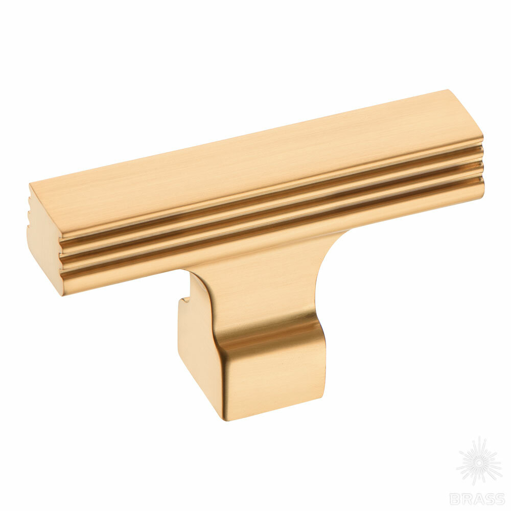 63-Matt Gold Ручка кнопка модерн, сатинированное золото, Турция