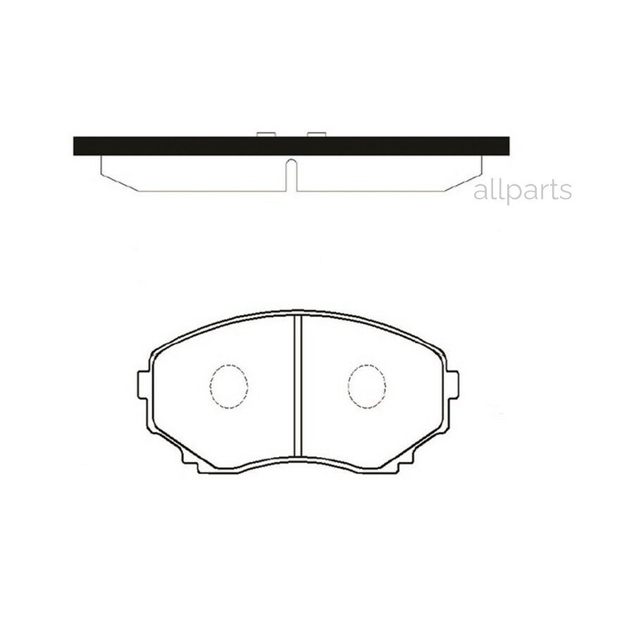 CTR GK0704 Колодки тормозные дисковые MAZDA GK0704