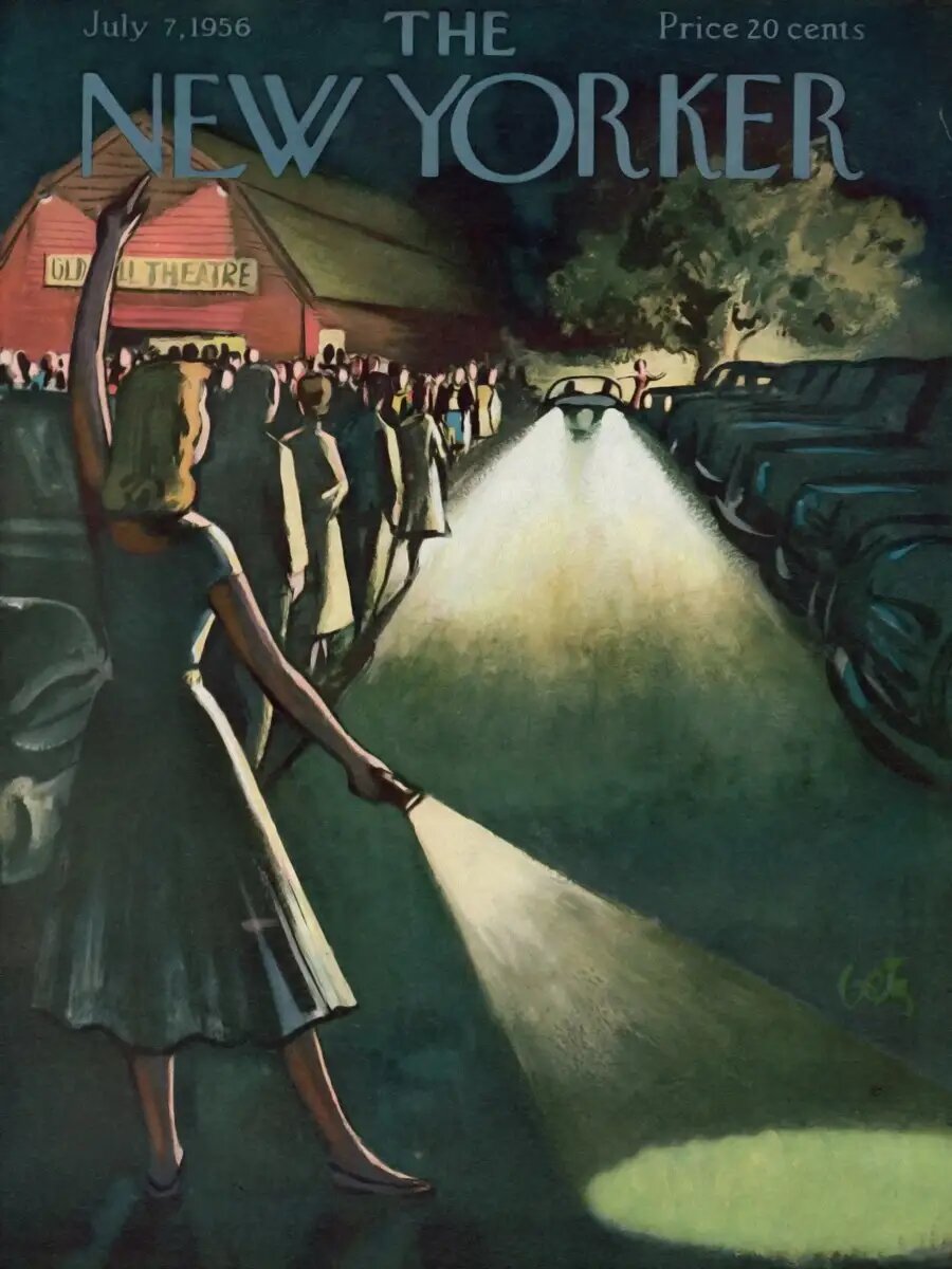 Постер New Yorker Нью Йоркер июль, 30 x 40 см (с полями), бумага, без рамы — фото 1
