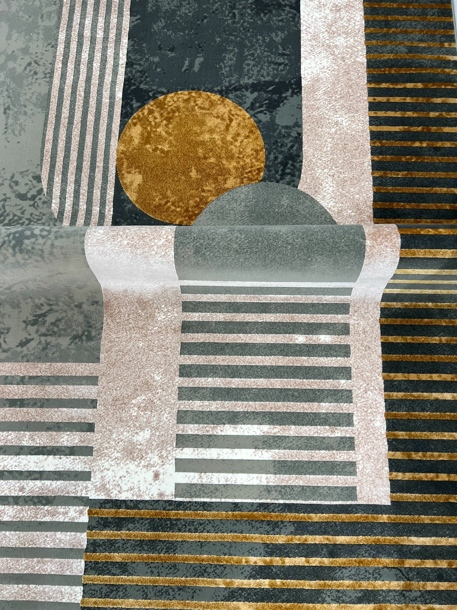 Ковер прямоугольный высокоплотный натуральный PREMIUM-коллекции иранский дизайнерский 0,8 х 1,5 м, шёлк и хлопок, шёлковый блеск, размер 80 на 150 см высокого качества