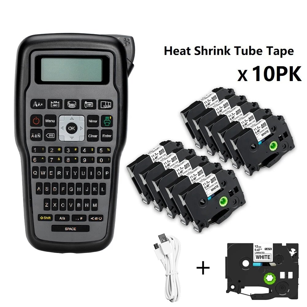 Портативный термопринтер MarkField E1000PRO Черный, GY Printer WH Tube