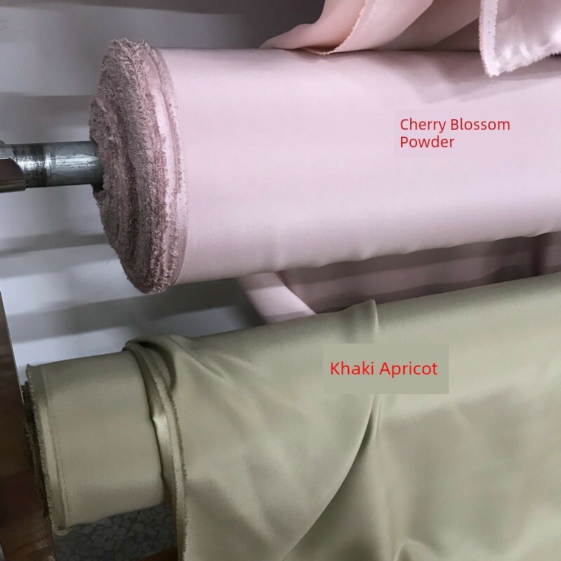 Широкая шелковая ткань для постельного белья из 100% тутового шелка, плотность 19 мм, однотонный креп-сатин, коллекция