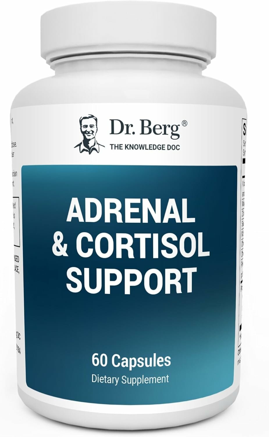 Комплекс Dr. Berg "Adrenal & Cortisol", поддержка надпочечников, капсулы, 60 шт.