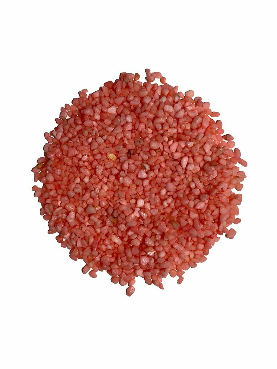 Грунт для аквариума, террариума, растений неон розовый 3-5 мм, 950г