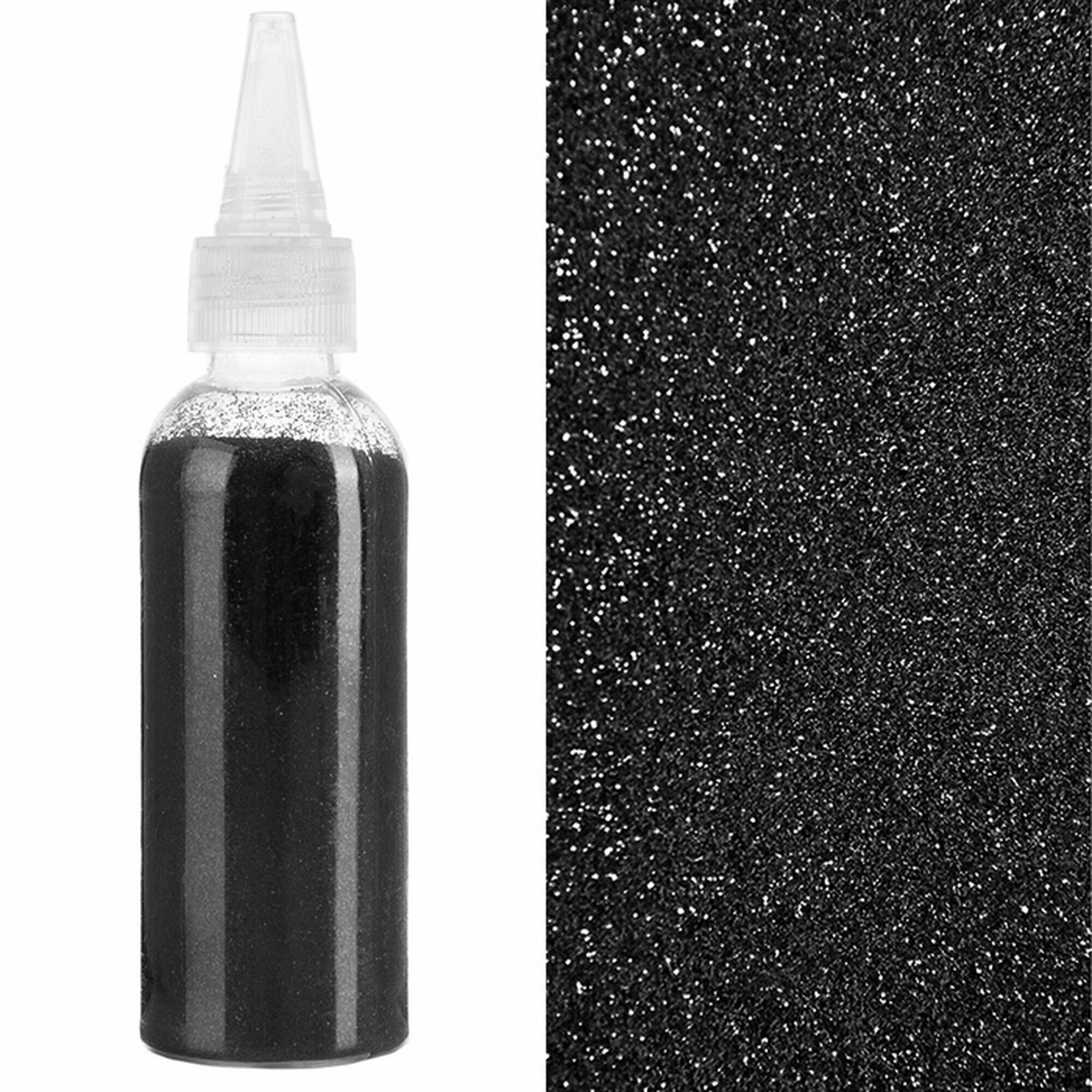 Глиттер Волна веселья 10982658, черный, с блестками, 80 г, 1 шт