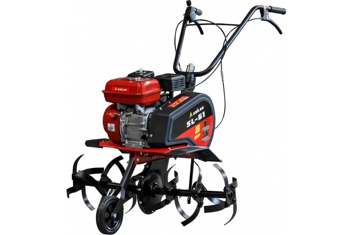Культиватор бензиновый ASILAK SL-61, 8.0 л. с, шир. 85 см, передач 1+1, AS1576-2