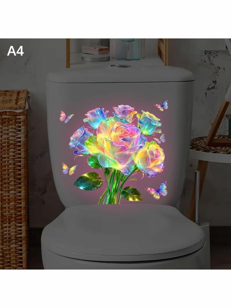 Светящаяся наклейка на унитаз 1