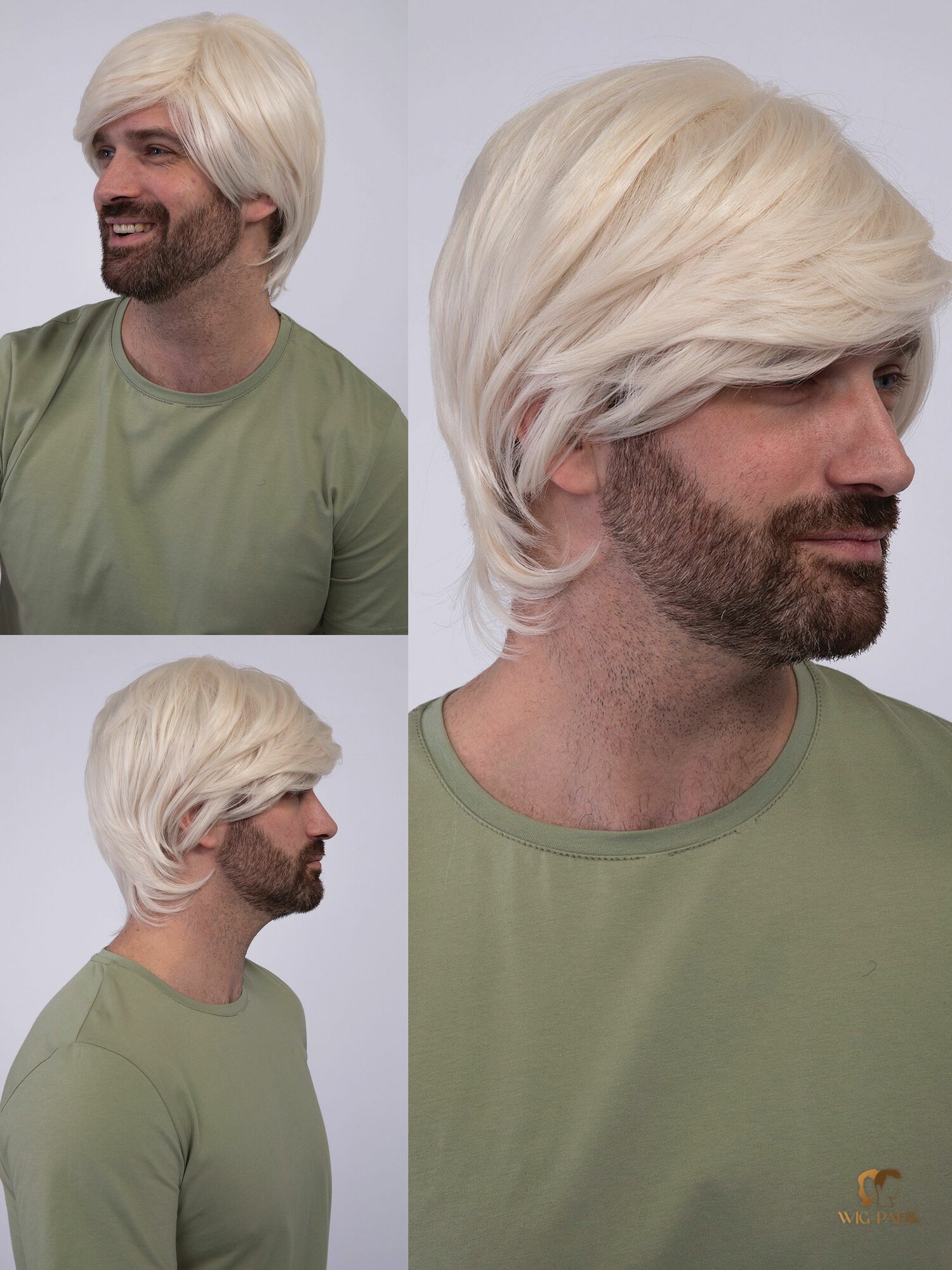 Парик мужской короткий блонд