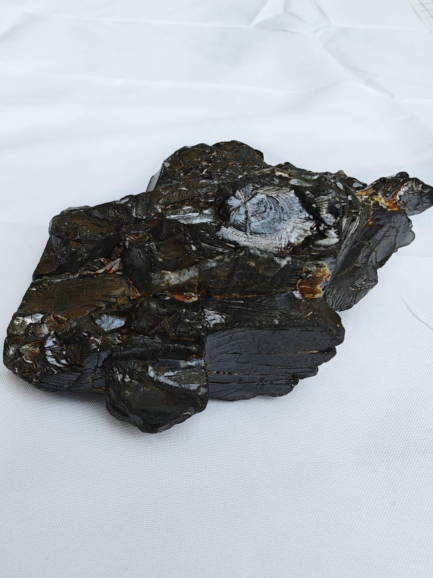 Шунгит натуральный элитный. Образец для коллекций 188 гр