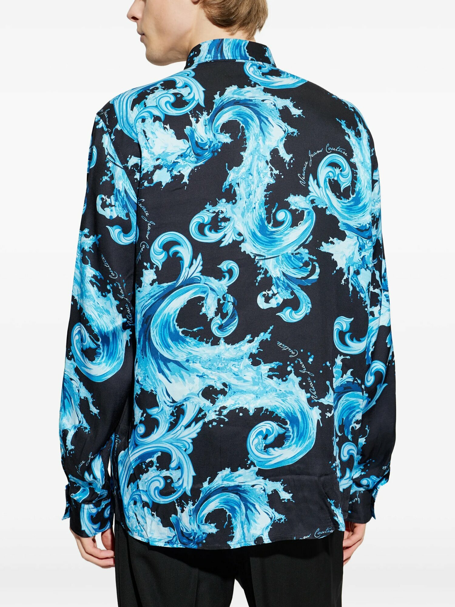 Рубашка Versace Jeans Couture, размер 52, черный — фото 1