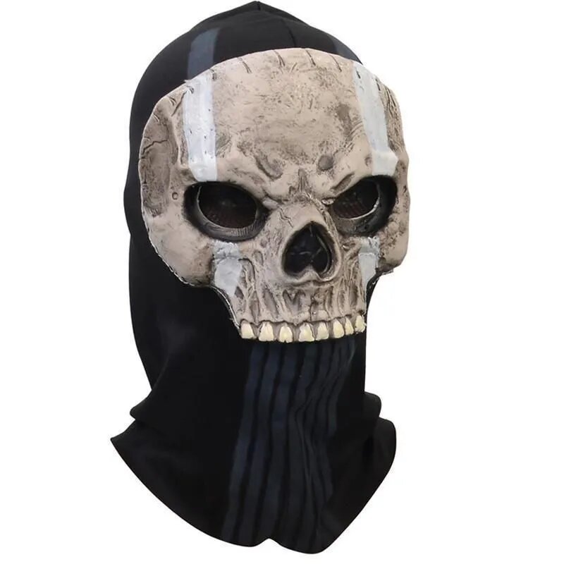 Балаклава-маска Череп Гоуст Ghost из Call of Duty "череп и призрак", маска для шлема