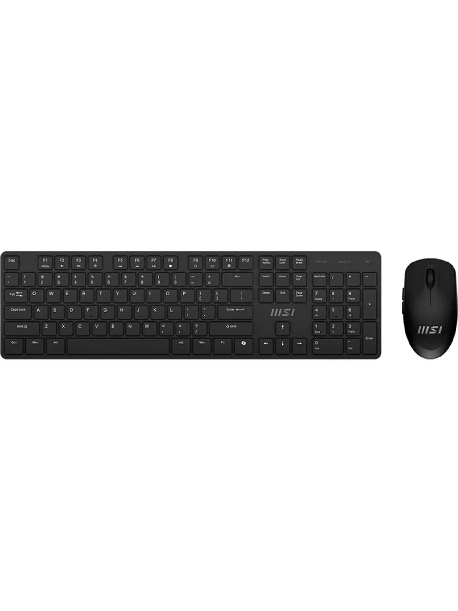 Комплект клавиатура+мышь MSI FORGE K200 W COMBO MS-8ZA4 черный/черный (s11-43ru304-y92)