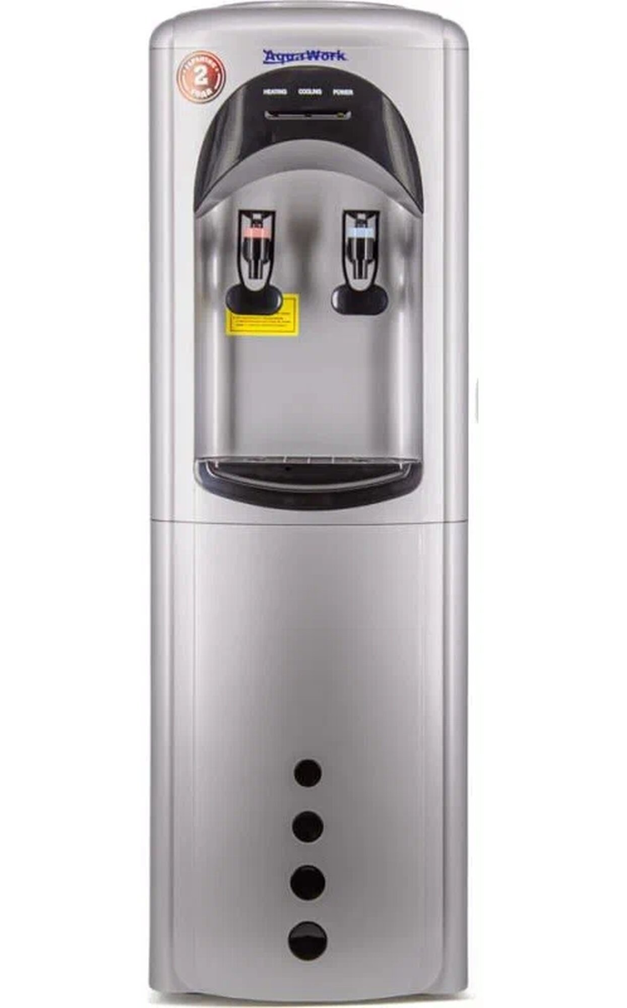 Кулер Aqua Work 17LDR напольный электронный серебристый/черный (00000025870)