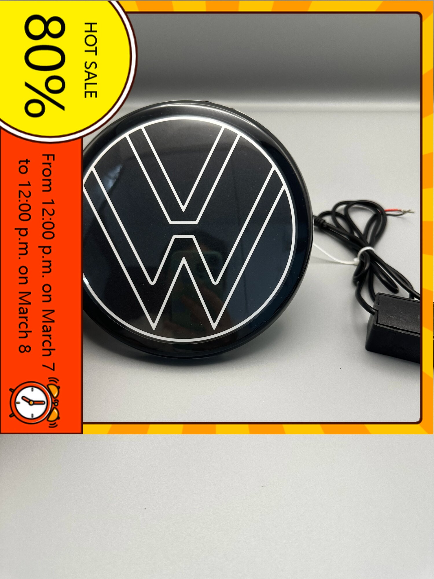 Для VW Volkswagen Jetta MK5 Golf VW Light up Эмблема света для Golf7.5/Passat/Polo/T-Roc/T-Cross/Arten