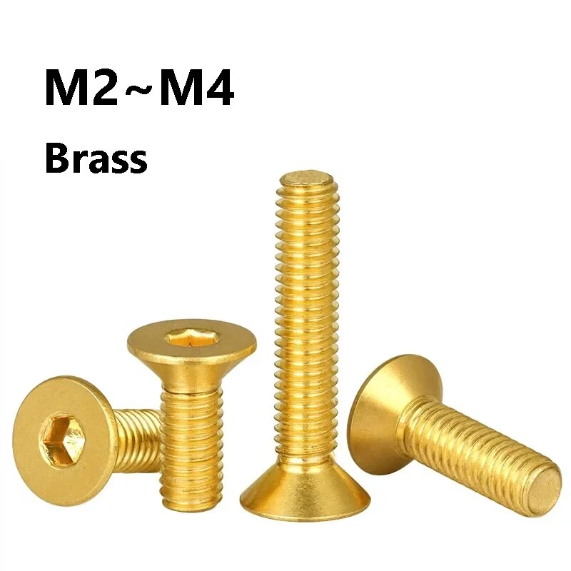 Болты латунные M3x10mm (50 шт.)