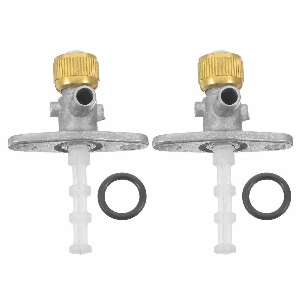 Топливный клапан из металла для бензобака мотоцикла, комплект из 2 штук