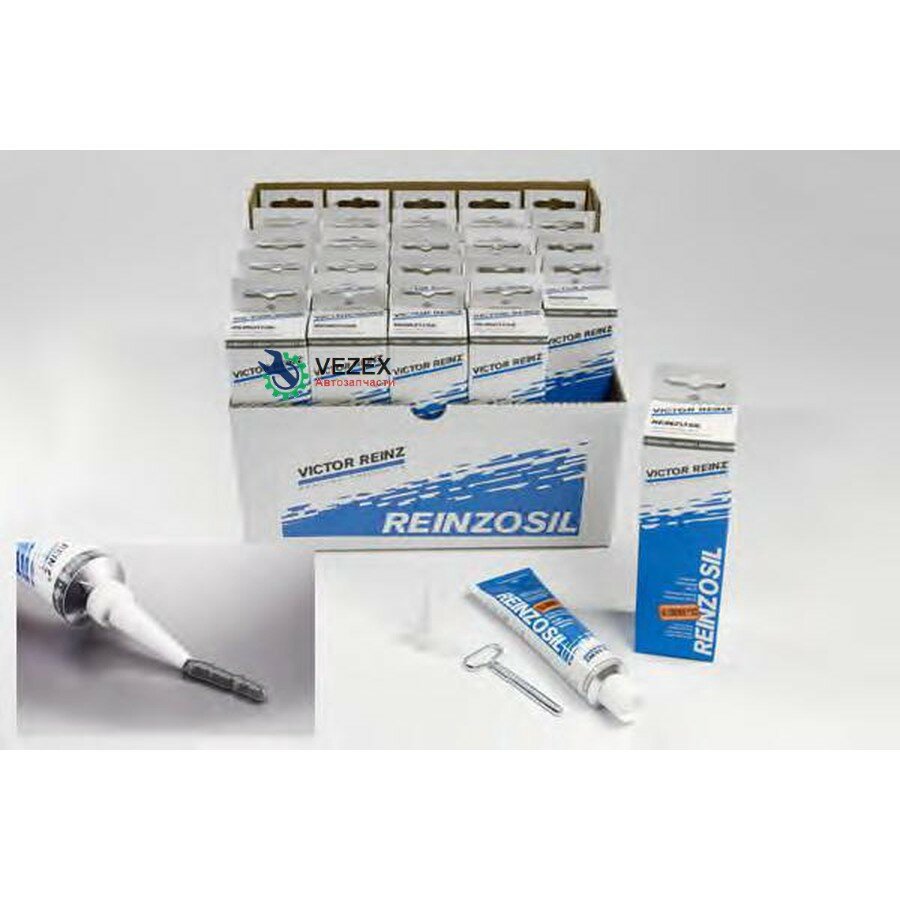 VICTOR REINZ 703141410 Герметик-прокладка силиконовый 70мл от 50 °С до 300 °С (серый) VW POLO Saloon (602, 604, 612, 614) 1.6 05.2010 - <=> RENAULT DUSTER (HS_) 1.6 16V (HSAT) 02.2012 - <=> VW TIGUAN (5N_) 2.0 TFSI 4motion 09.2007 -