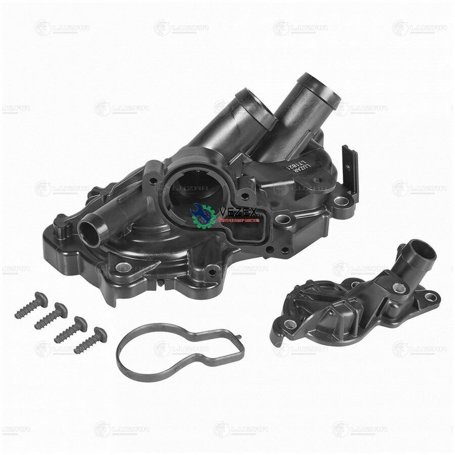 LUZAR LT1821 Корпус термостата для ам VW Polo Sedan (15-), Skoda Octavia A7 (13-) (LT 1821)